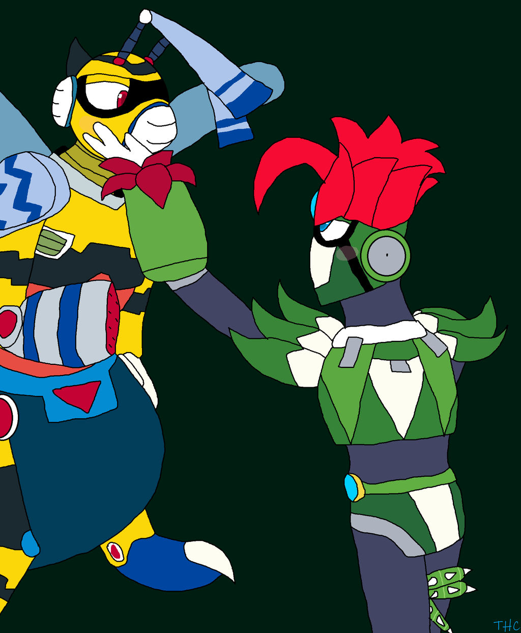 Blast Hornet x Spike Rosered by thehypercutter on DeviantArt Blast Hornet x Spike Rosered by thehypercutter on DeviantArt
