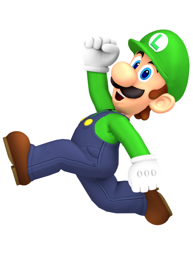 Luigi Jumping By Nintega Dario On Deviantart