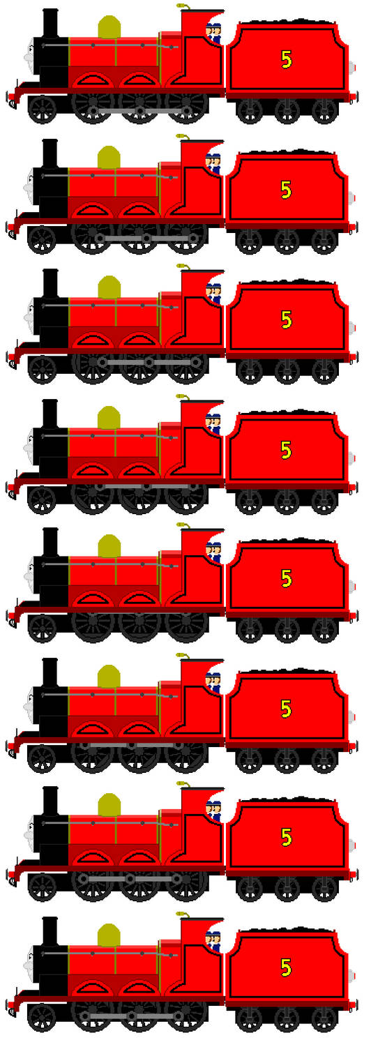 James The Red Engine Sprite Sheet By Jamesfan1991 On Deviantart
