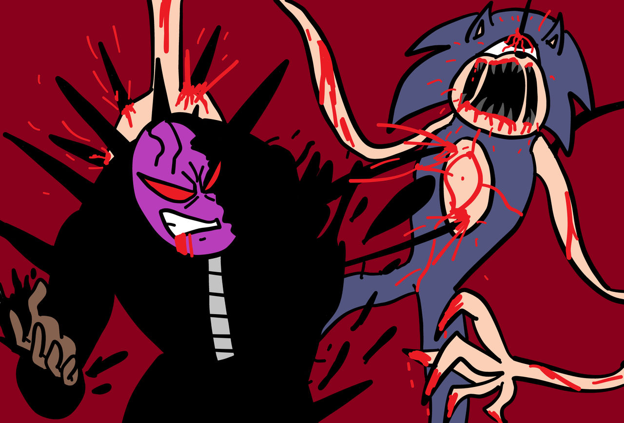 Atom Vs Soniceyx By Atompunk456 On Deviantart