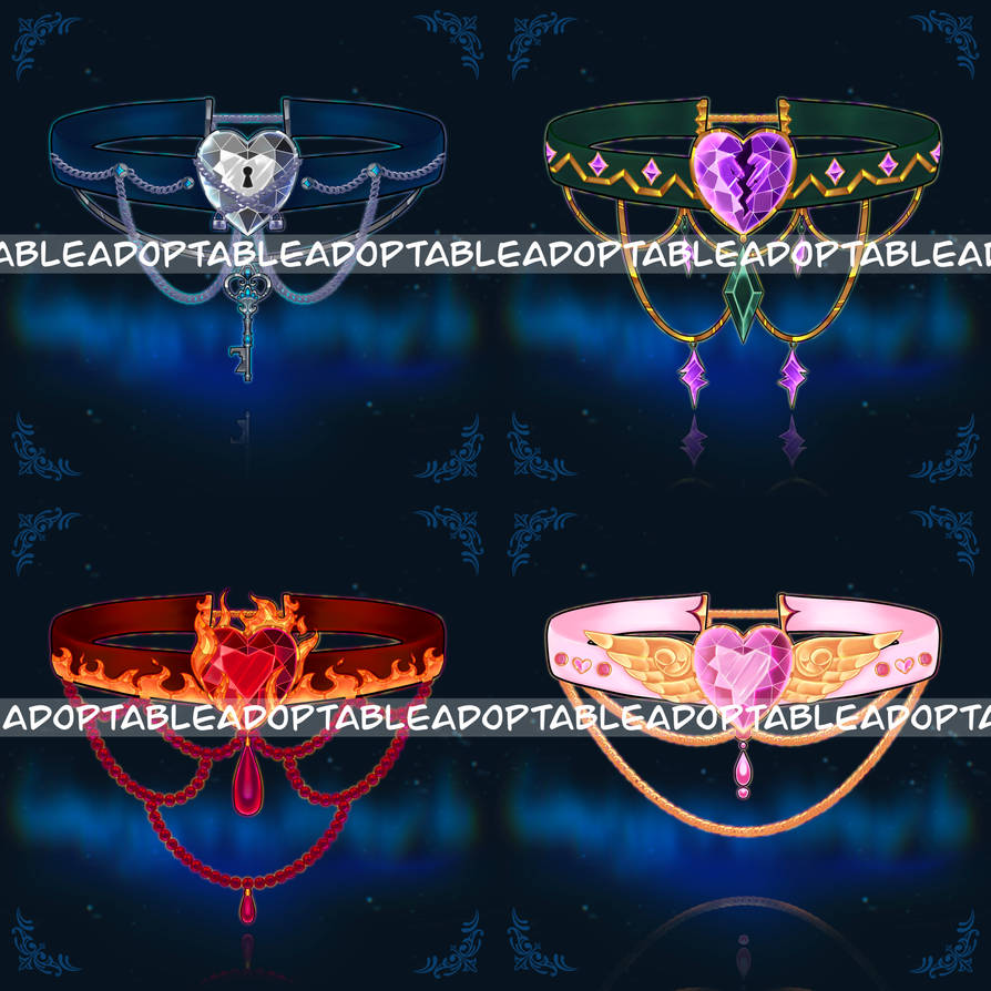 Chokers 11 Valentine Edition Auction Open By Yenaart On Deviantart