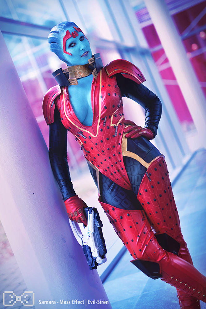 Samara The Justicar Cosplay Mass Effect By Evil Siren On Deviantart