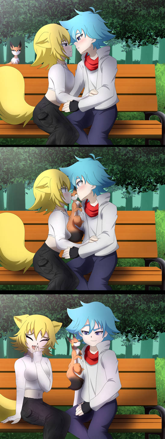 An interrupted kiss by Kristincavallari on DeviantArt An interrupted kiss by Kristincavallari on DeviantArt