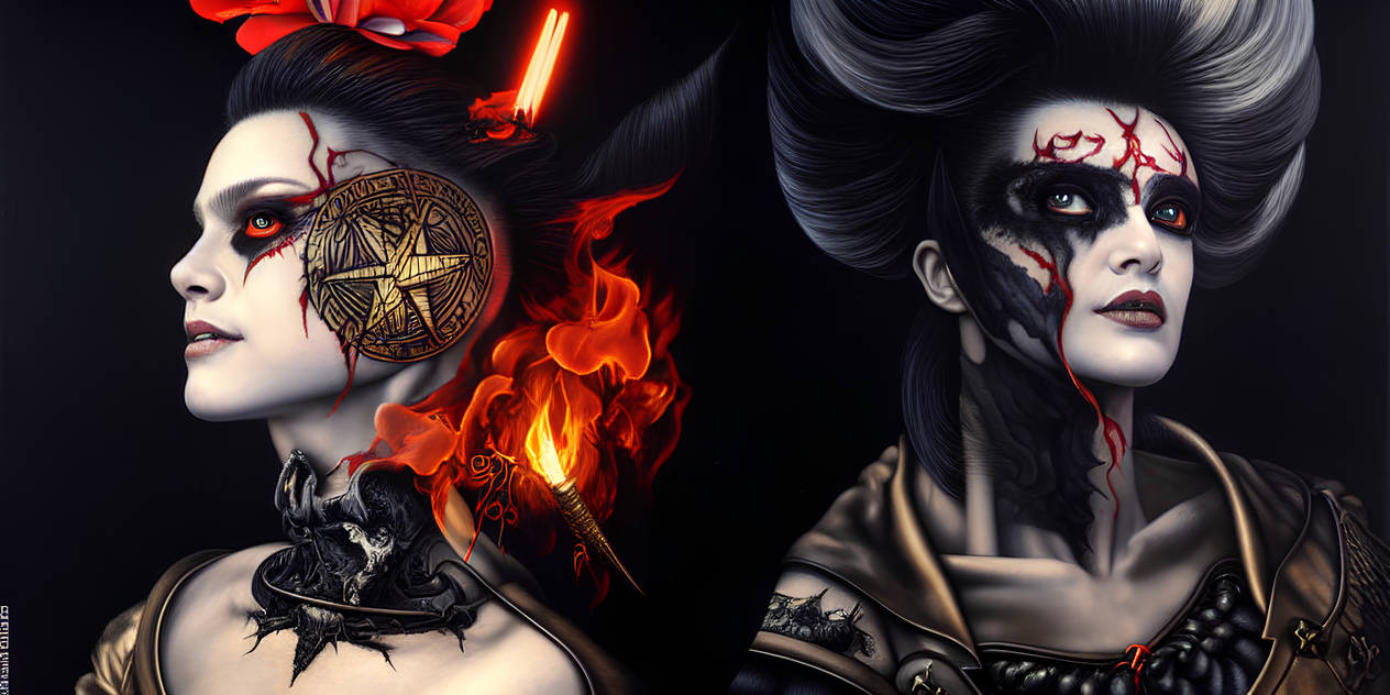 Dark Sorceress Ladies By Punkerlazar On Deviantart