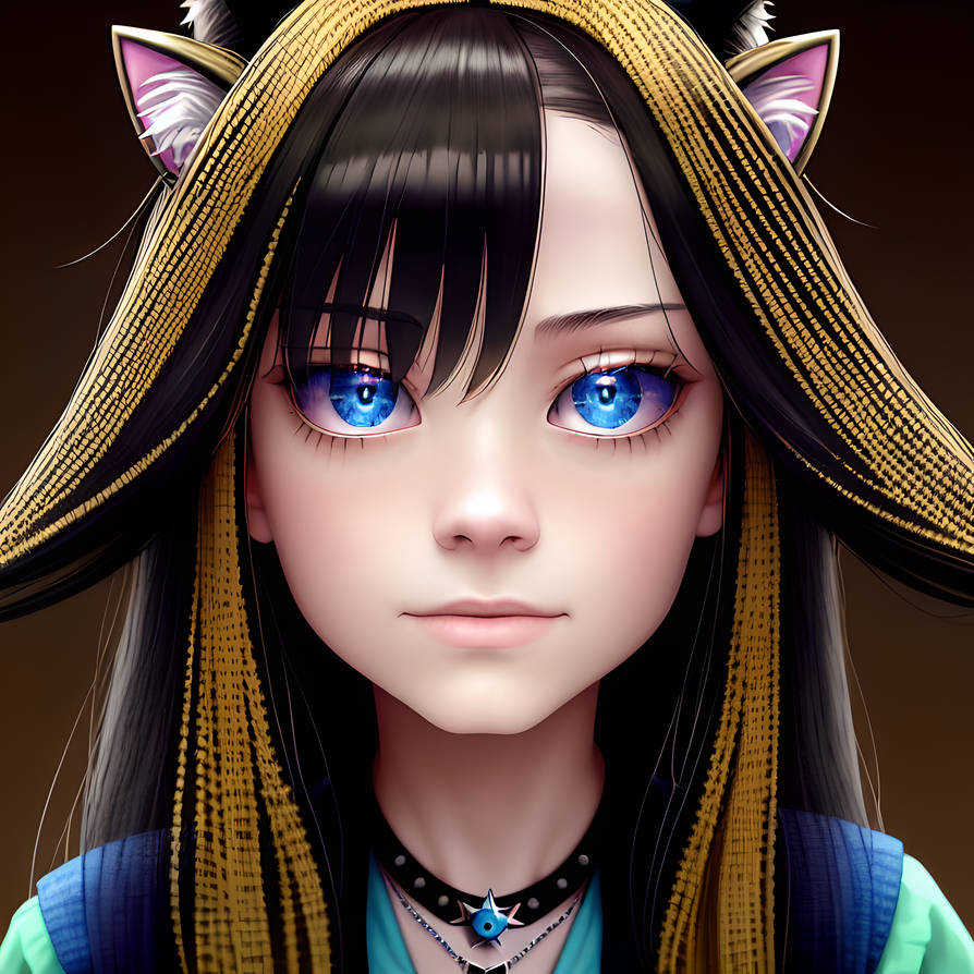 Little Cute Girl Cat Ears By Punkerlazar On Deviantart