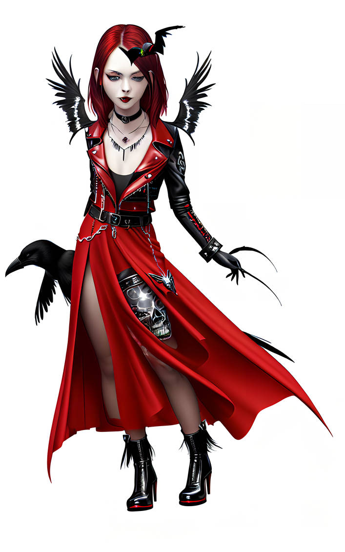 Winged Vampire Girl By Punkerlazar On Deviantart