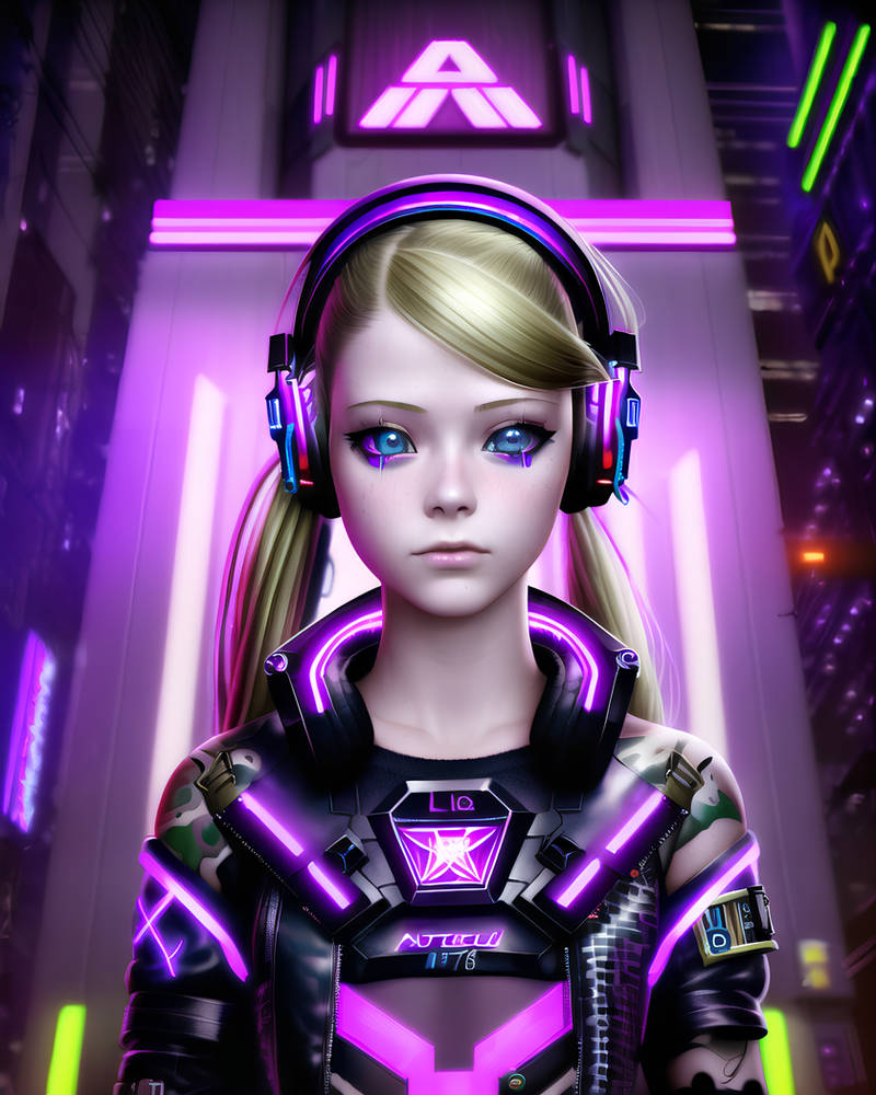 Cyberpunk Girl 21 By Punkerlazar On Deviantart