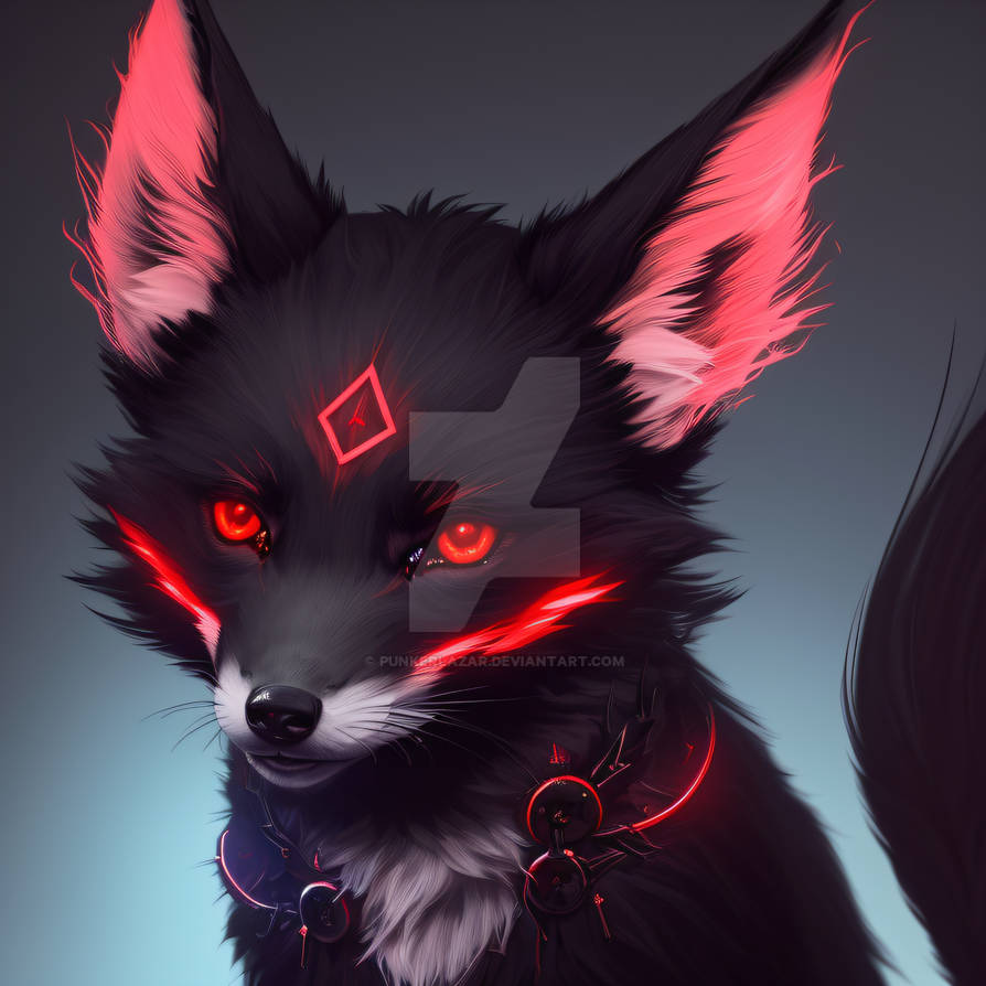 The Black Fox Demon 12 By Punkerlazar On Deviantart