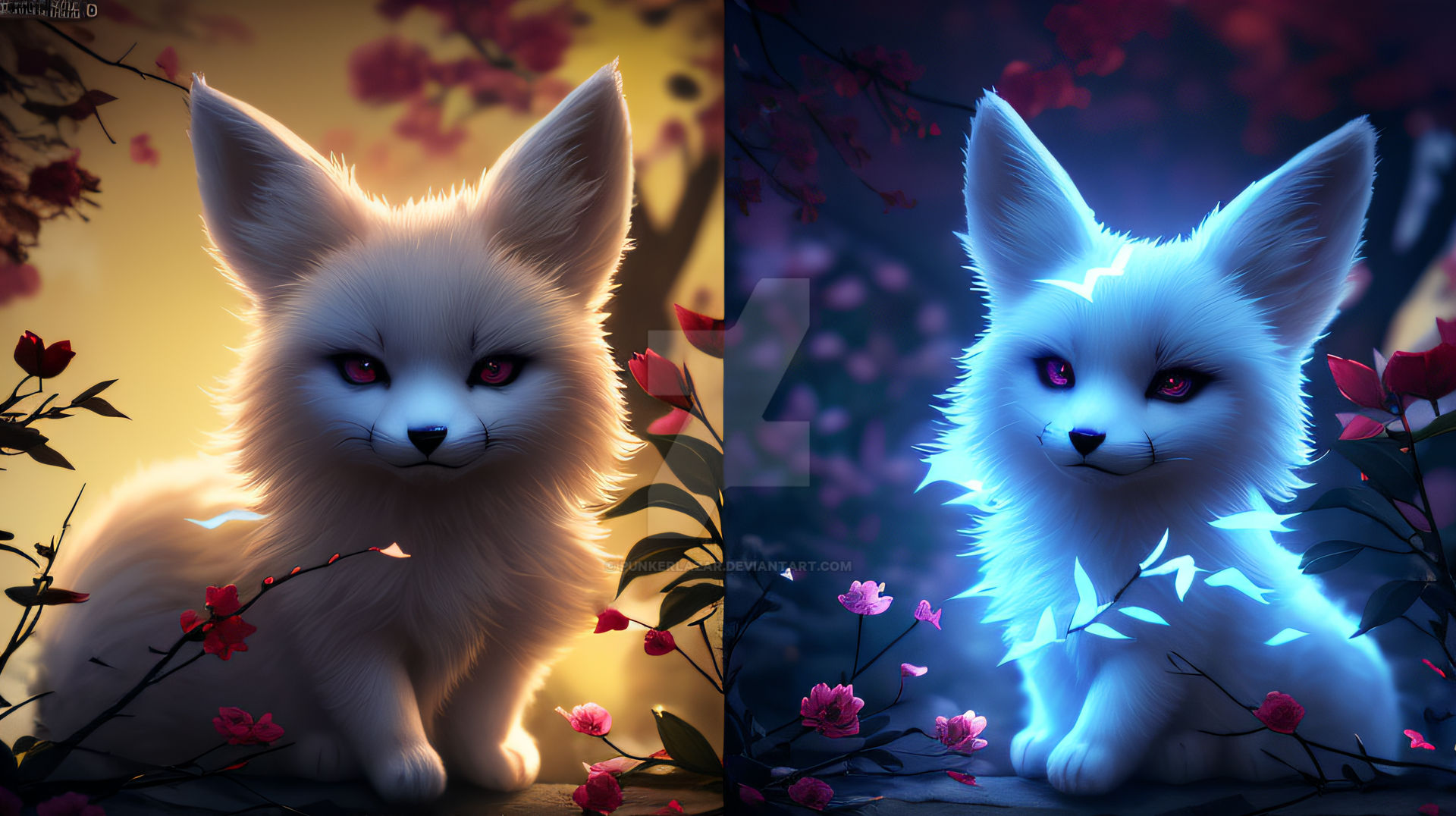 White Fox Demon Wallpaper 4 By Punkerlazar On Deviantart