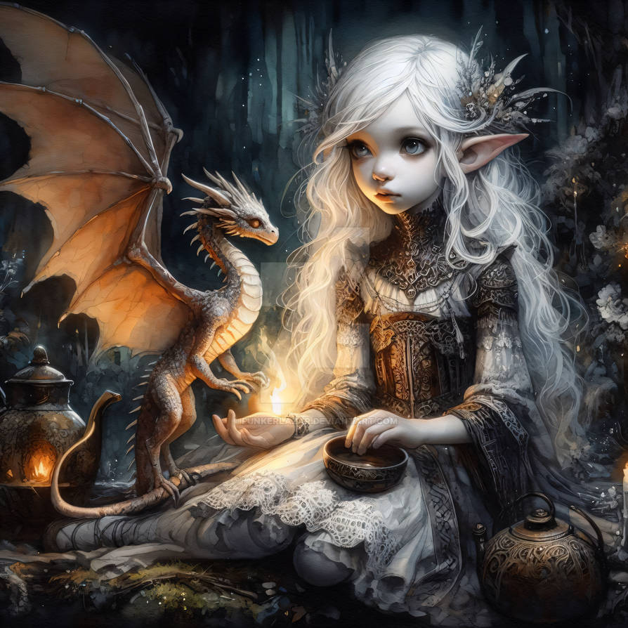 Dragon Forest Elf Princesses 4 By Punkerlazar On Deviantart