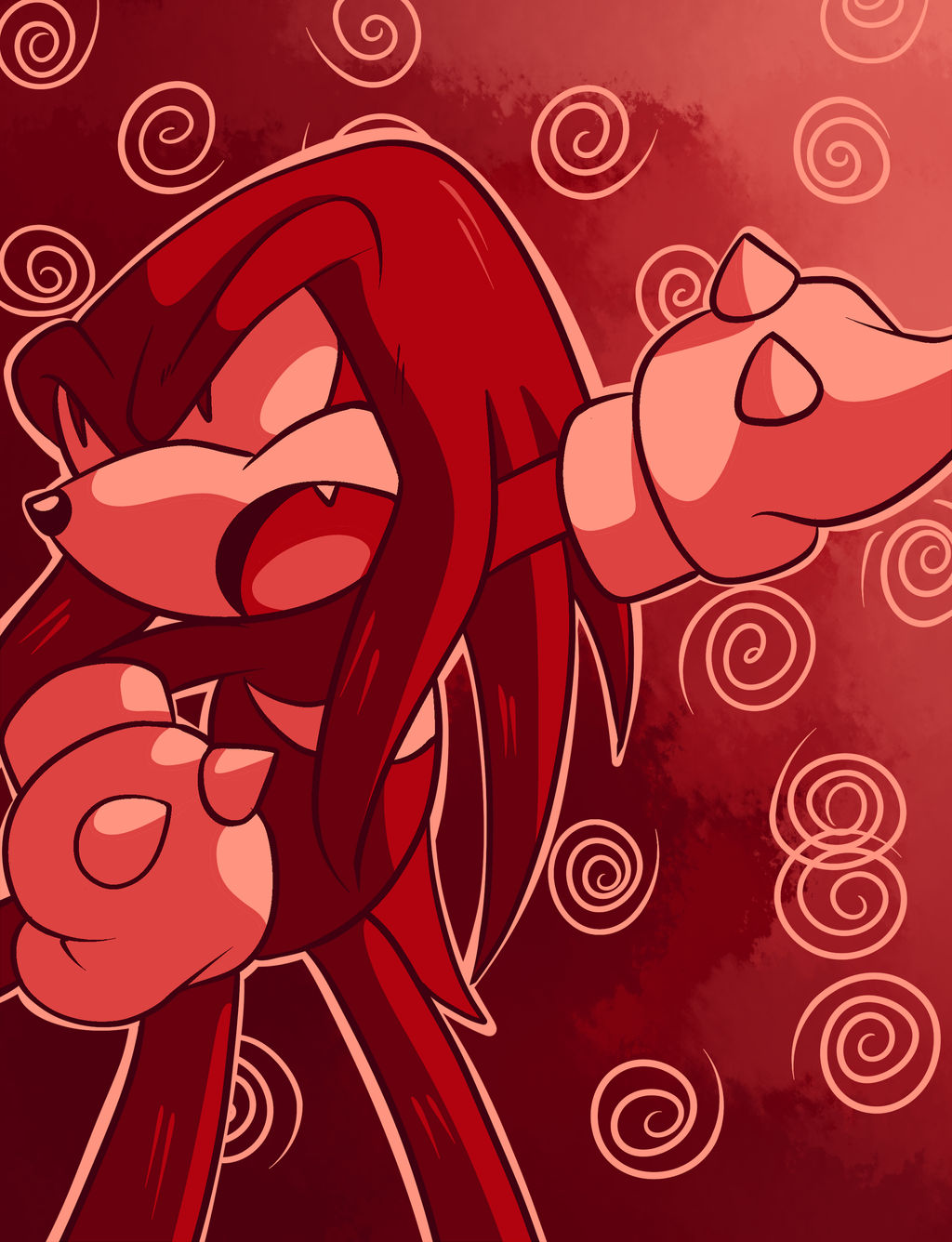Knux by rosytoonz on DeviantArt Knux by rosytoonz on DeviantArt
