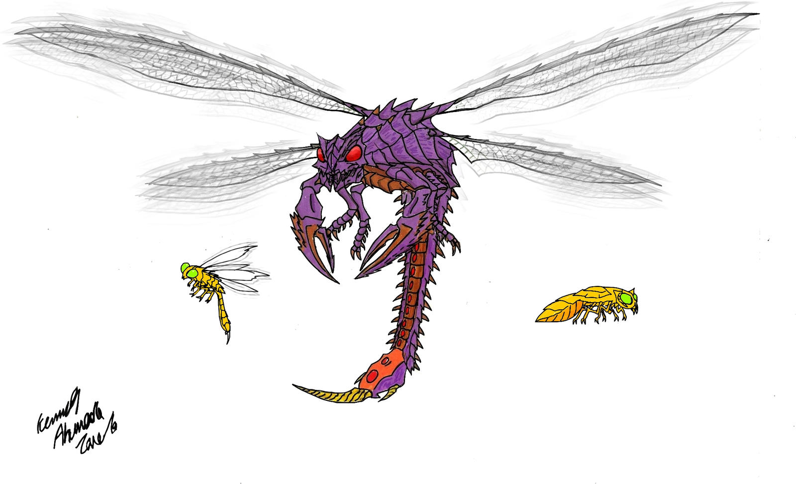Neo Daikaiju Megaguirus By Dino Master On Deviantart