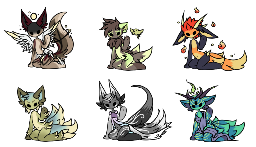 Fox Anthro Adopts Flatsale Open By Caelis Moonveil On Deviantart