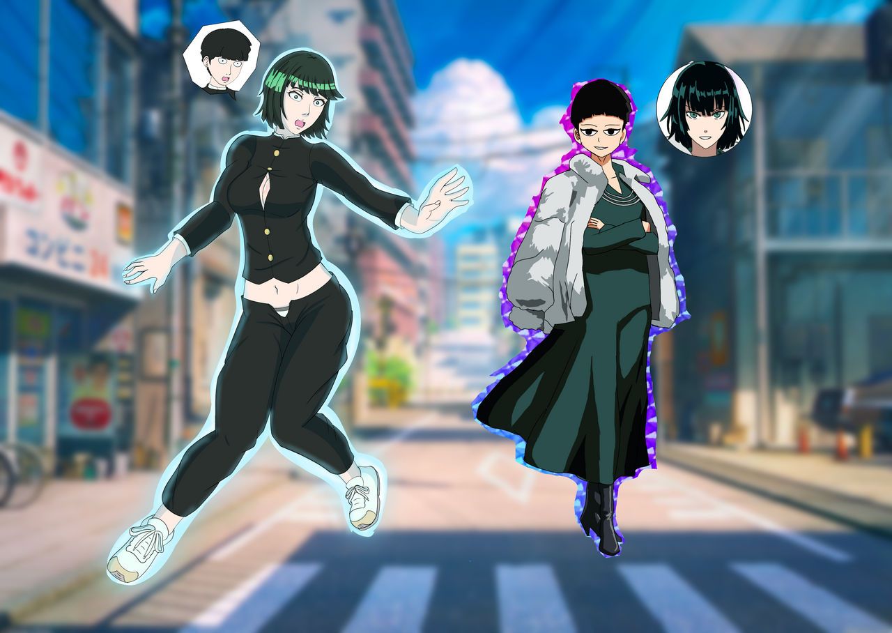 Fubuki And Mob Body Swap By Mryumii On Deviantart