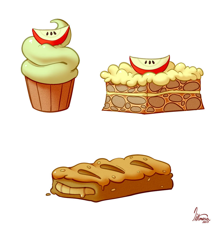 Apple Cakes By Littmosa On Deviantart
