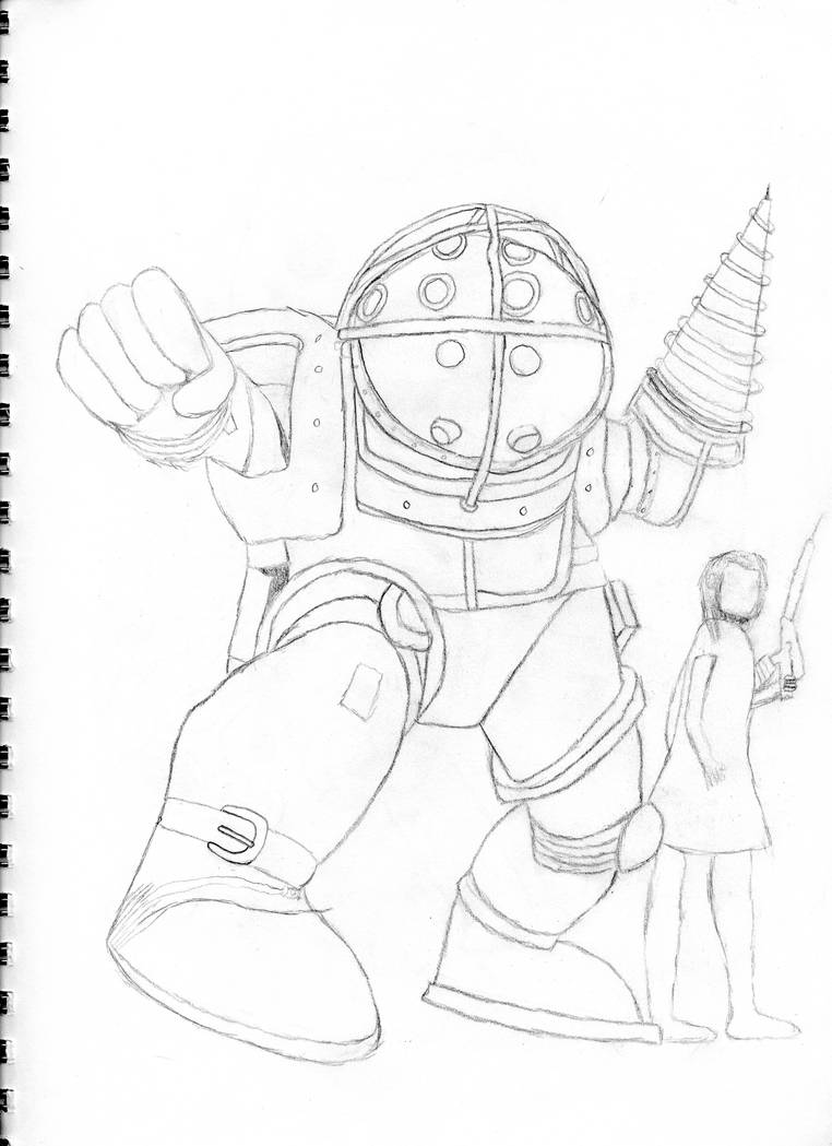 Big Daddy Bioshock By Bigdoofooo On Deviantart