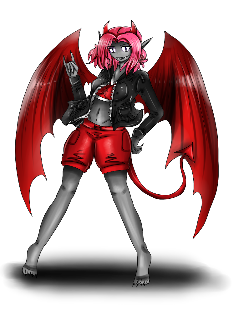 Demon Girl Oc By Megami Majou On Deviantart