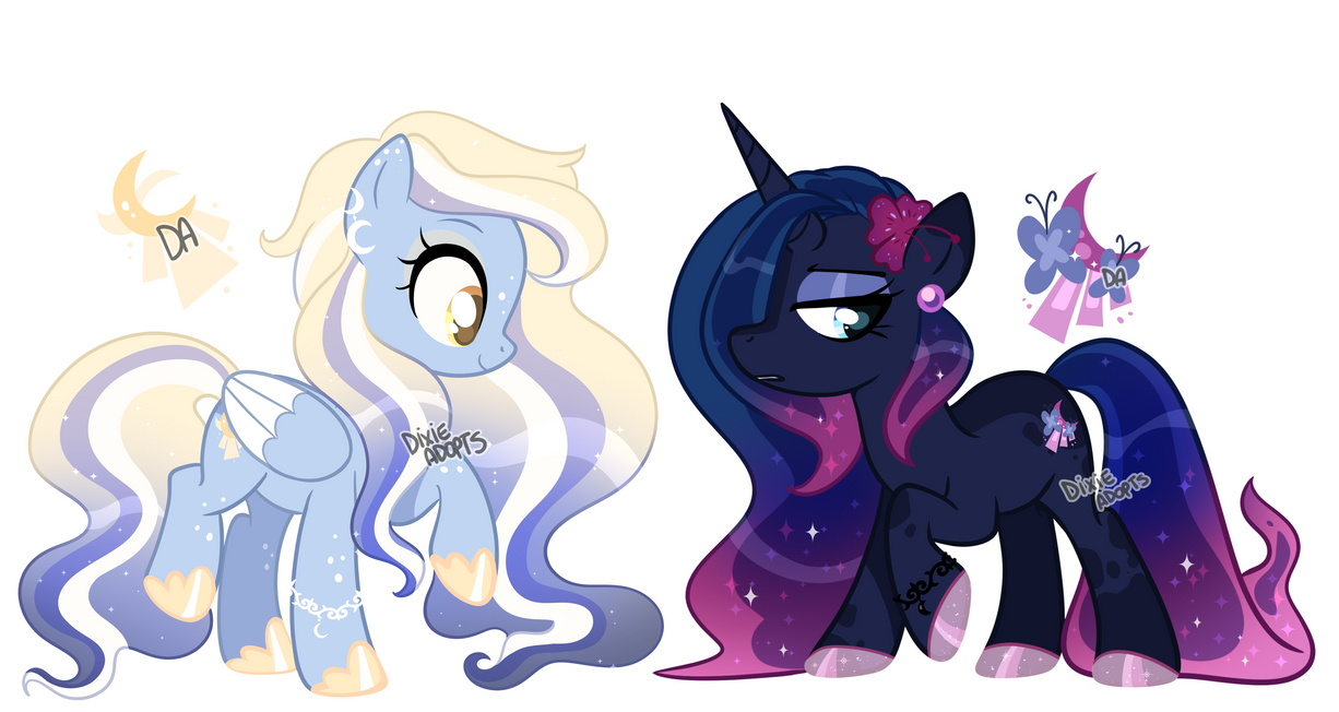 (CLOSED) | MLP NextGen - Lunar Twins by DixieAdopts on DeviantArt (CLOSED) | MLP NextGen - Lunar Twins by DixieAdopts on DeviantArt