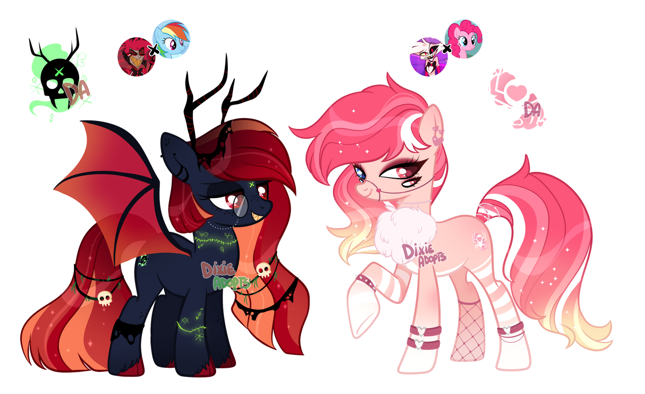 CLOSED AUCTION | MLP x Hazbin Hotel NextGen OC by DixieAdopts on DeviantArt CLOSED AUCTION | MLP x Hazbin Hotel NextGen OC by DixieAdopts on DeviantArt
