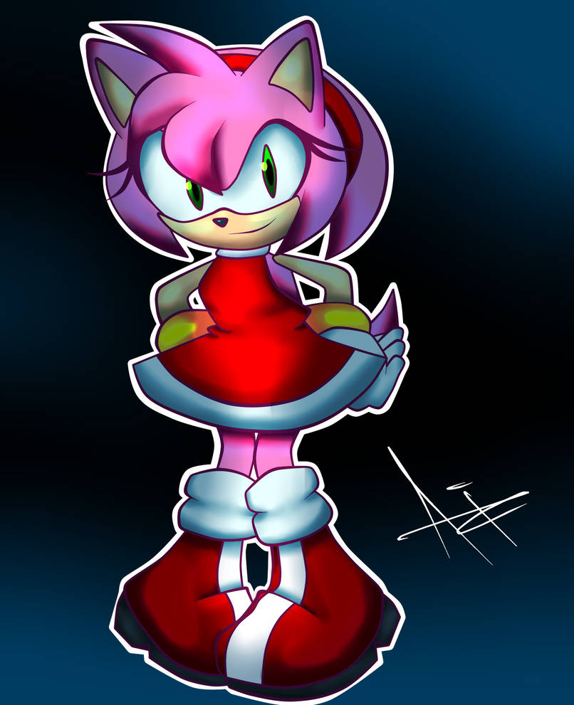 Amy Rose Is Here By Ale Malva On Deviantart