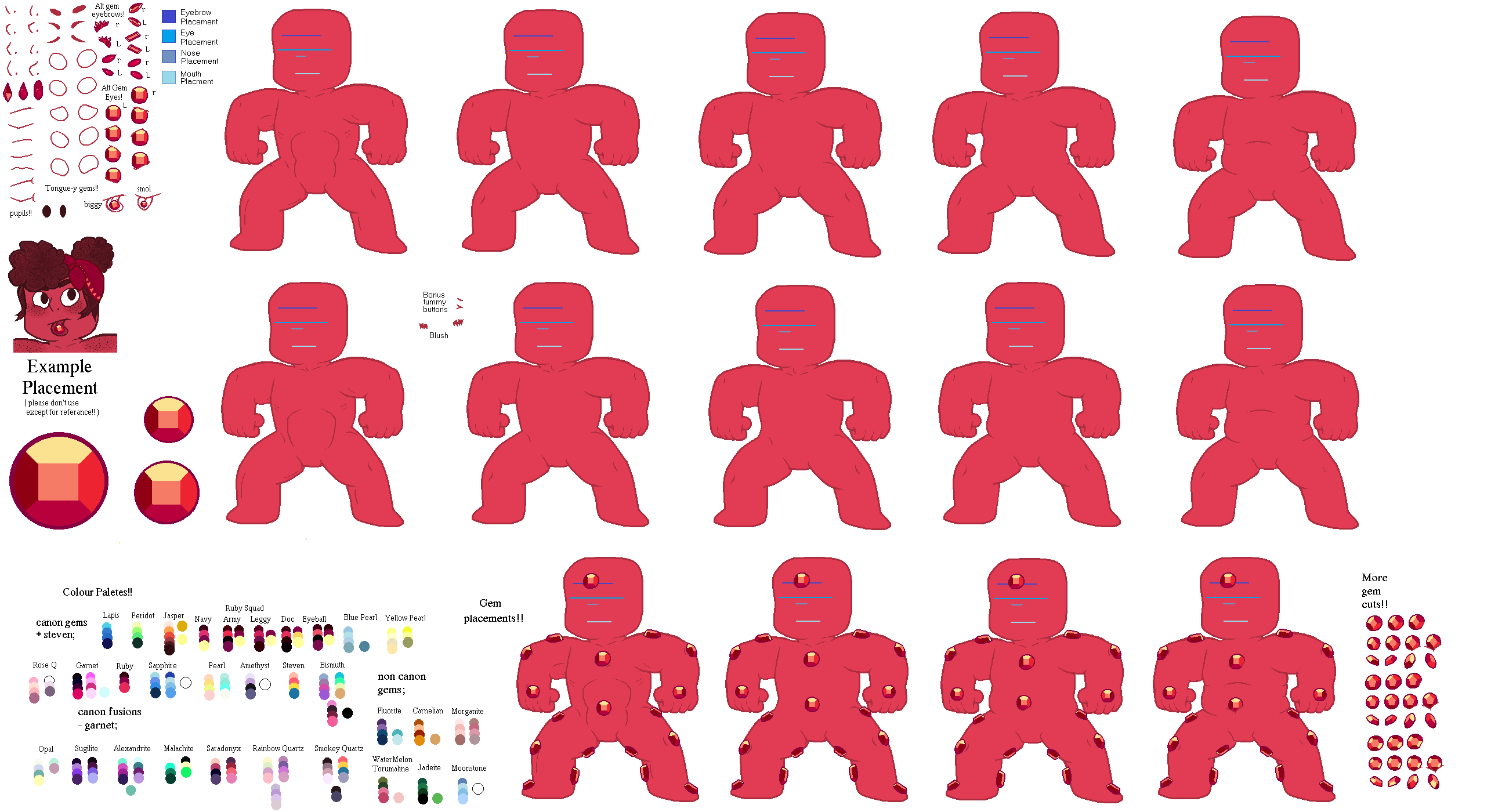 Rubi Base Steven Universe Original Base By Articulatedapper On Deviantart