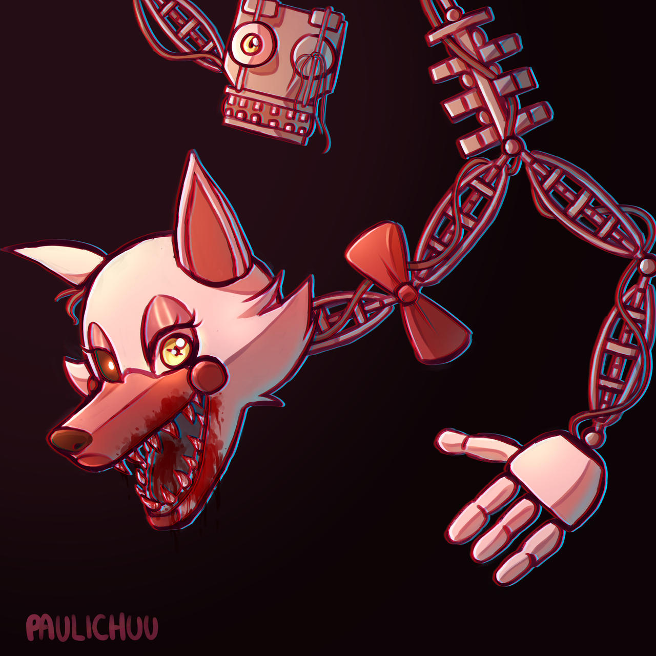 Mangle Fnaf Fanart By Paulichuu On Deviantart