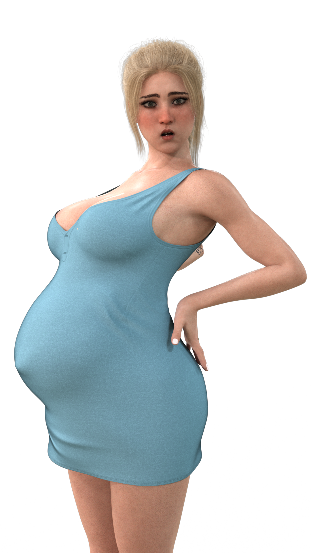 Pregnant Blonde 6 Of 7 Due Date By Broadwell 6 On Deviantart