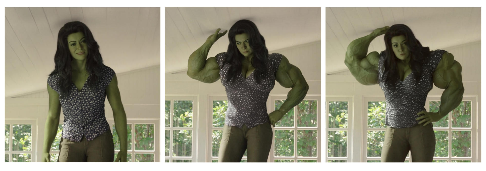 She Hulk Muscle Growth Sequence By Doctormorph On Deviantart