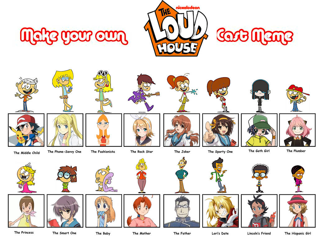 My Own Loud House Recast Meme By Vasbrydinskiy On Deviantart