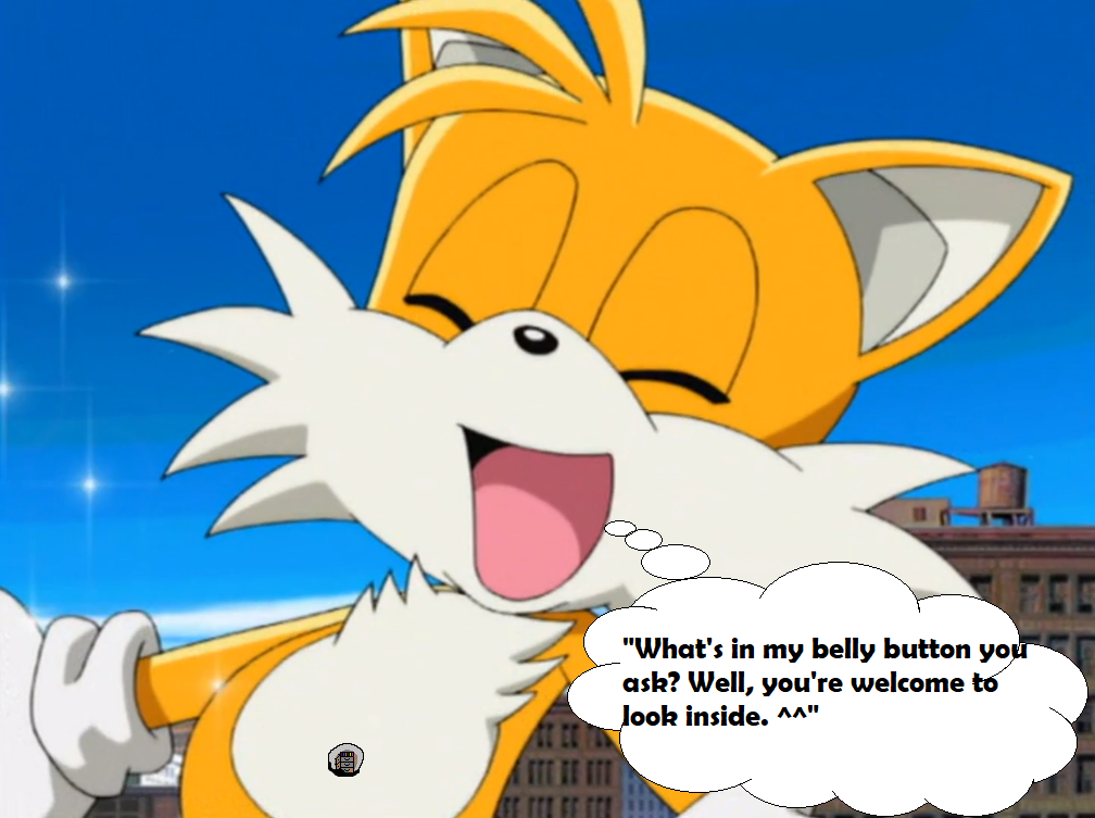 Whats Inside Tailss Bellybutton By Davidl0ud On Deviantart