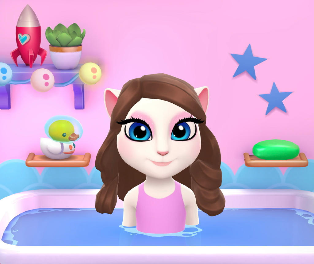 Talking Angela In The Bathtub By Maxiethefox2005 On Deviantart