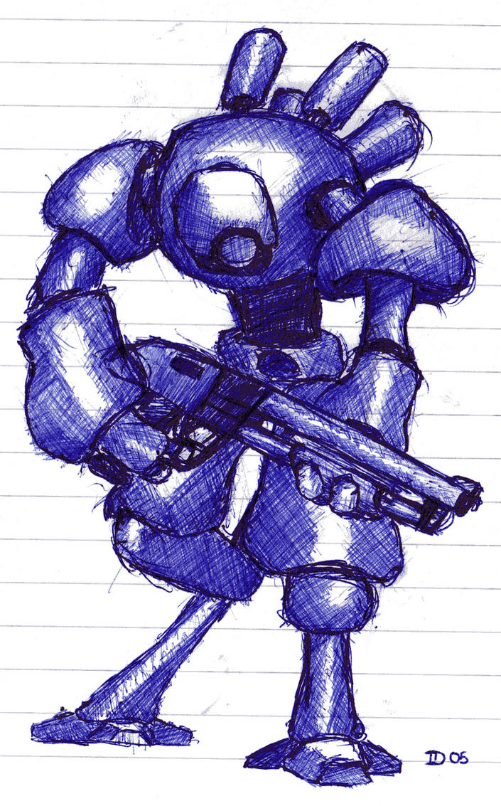 robot thingy :D by watafu on DeviantArt
