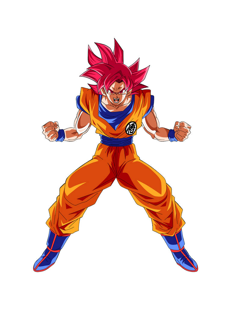 Super Saiyan God Goku By Epsilonmisery On Deviantart