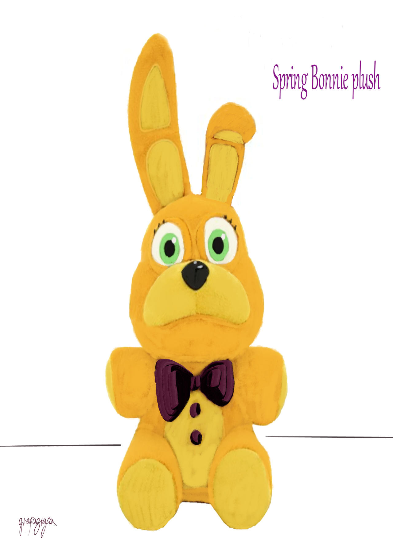 Spring Bonnie Plush Fnaf By Anonymousubscriber On Deviantart