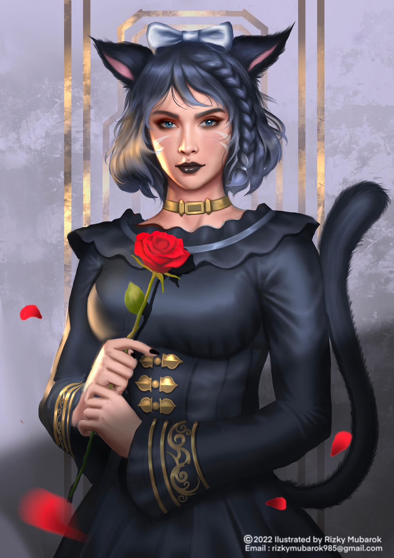 Commission Miqote Final Fantasy By Rizkysplash On Deviantart