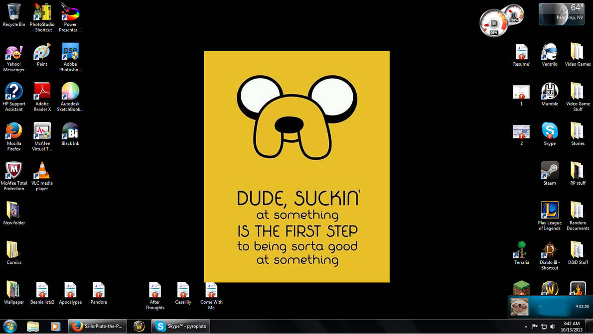 Oct 2013 Desktop By Sailorpluto The Pyro On Deviantart