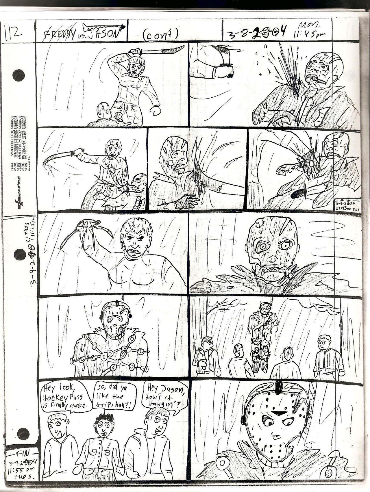 FREDDY Vs JASON Pg 112 By DW13 COMICS On DeviantArt freddy-vs-jason-pg-112-by-dw13-comics-on-deviantart