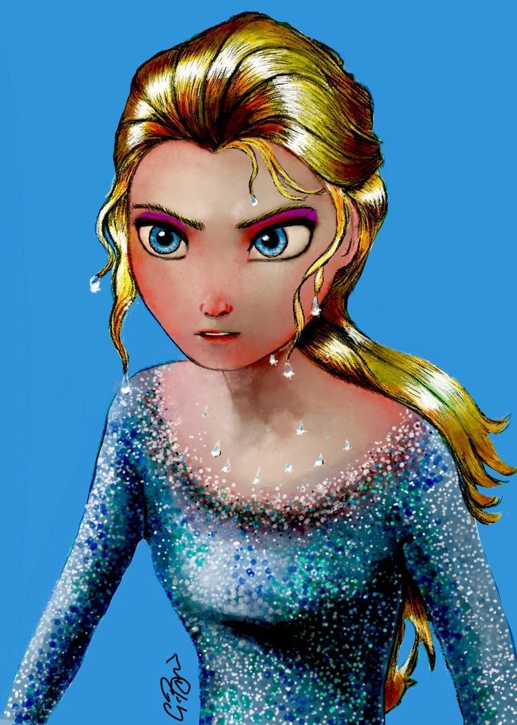 Dark Sea Elsa By Tempelsastormnumber1 On Deviantart