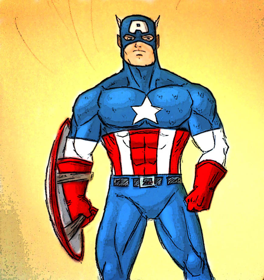 Captain America by spriteman1000 on DeviantArt Captain America by spriteman1000 on DeviantArt