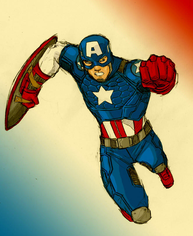 Captain America by spriteman1000 on DeviantArt Captain America by spriteman1000 on DeviantArt