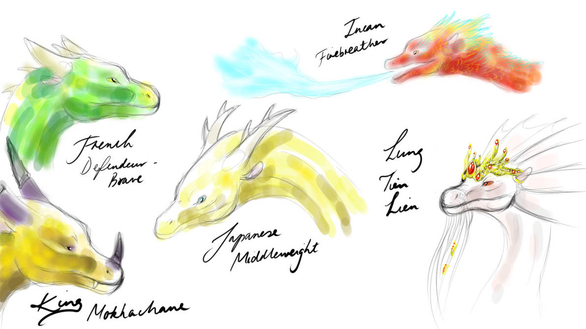 Temeraire Collection I by Dai-rannosaurus on DeviantArt Temeraire Collection I by Dai-rannosaurus on DeviantArt