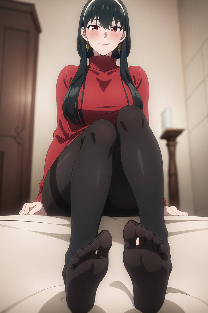 Yor Forger Pantyhose Feet By Takanentr On Deviantart