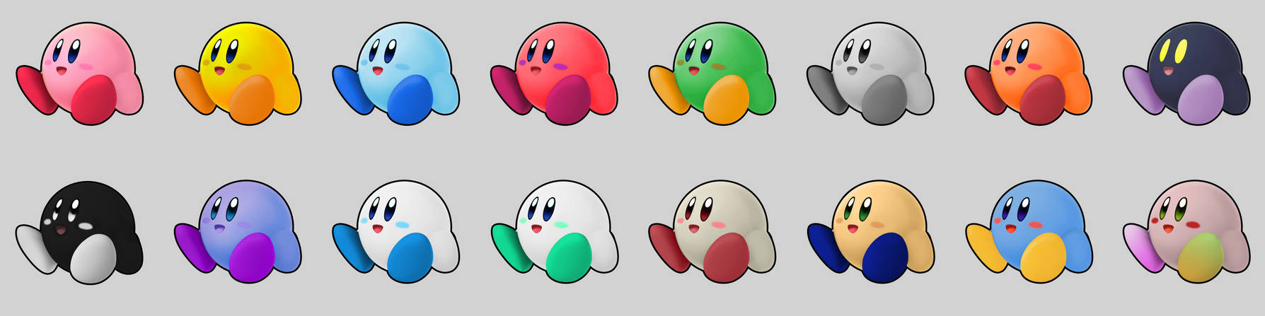 Kirby Custom Palette Swaps by MrThatKidAlex24 on DeviantArt Kirby Custom Palette Swaps by MrThatKidAlex24 on DeviantArt