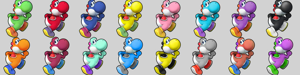 Yoshi Custom Palette Swaps by MrThatKidAlex24 on DeviantArt Yoshi Custom Palette Swaps by MrThatKidAlex24 on DeviantArt