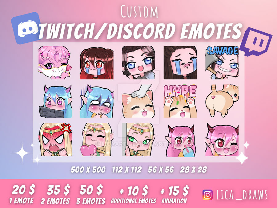 JUNE Emote Commissions! (OPEN) by LicaArt on DeviantArt JUNE Emote Commissions! (OPEN) by LicaArt on DeviantArt