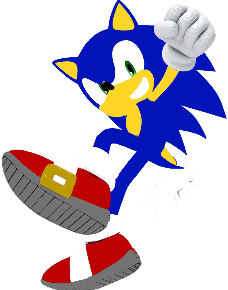Sonic (2D) Render by Markendria on DeviantArt Sonic (2D) Render by Markendria on DeviantArt
