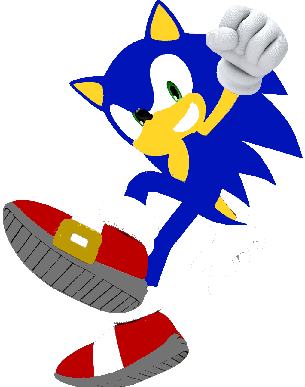 Sonic (2D) Render by Markendria on DeviantArt Sonic (2D) Render by Markendria on DeviantArt