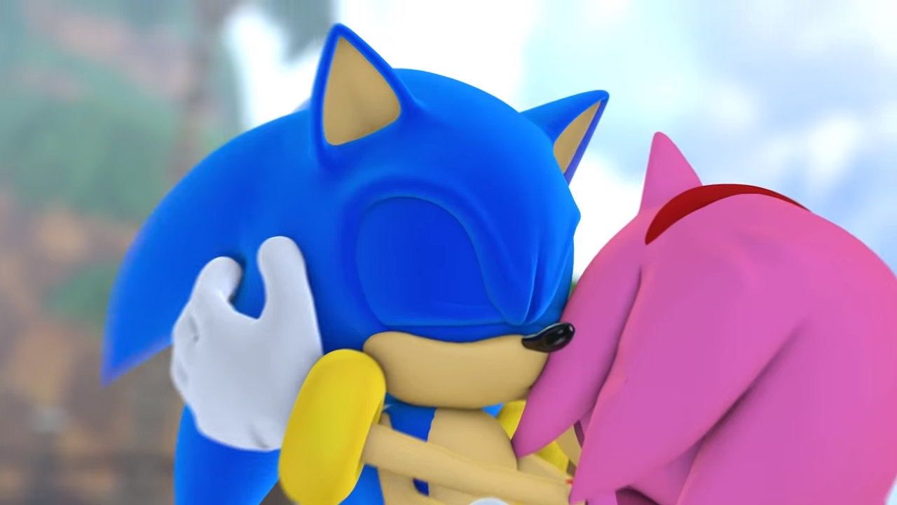 Sonic Hugs Amy By Markendria On Deviantart