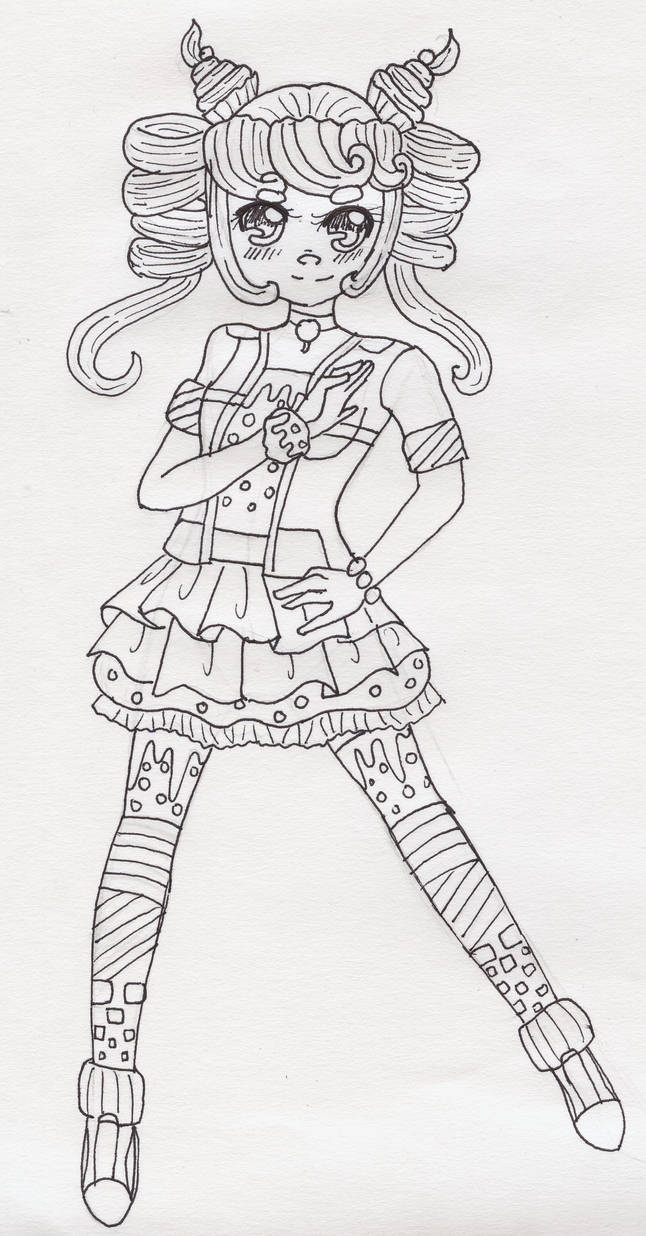 Cupcake Girl Design By Legendary444 On Deviantart