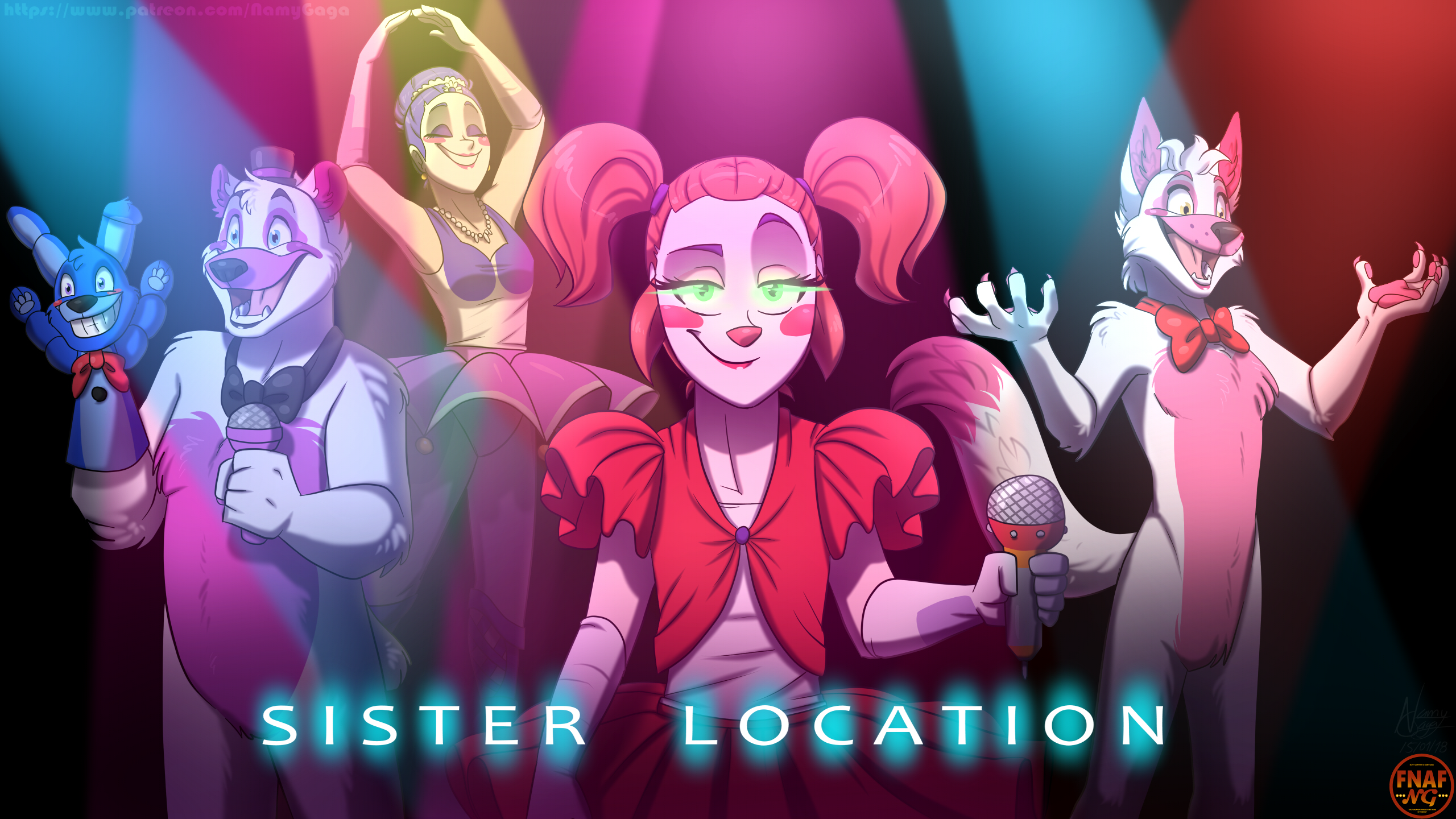 Fnafng Sister Location Remake By Namygaga On Deviantart
